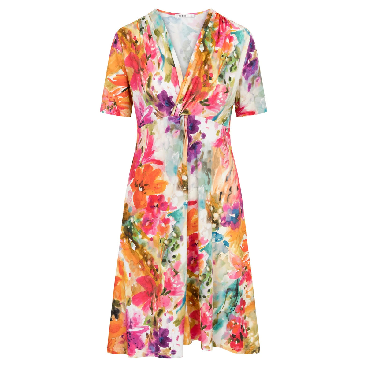 Feraud Multicolour Viscose Beach Dress – Maison SL